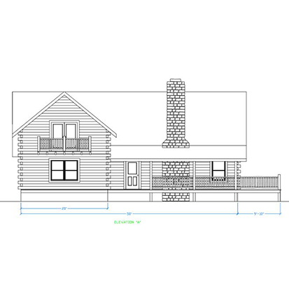Riverview - Mountain State Log Homes