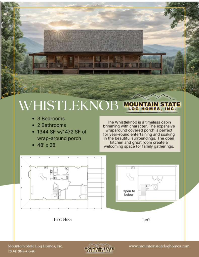 Whistleknob - Mountain State Log Homes