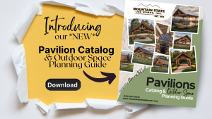 Choosing the Best Pavilion Size for Your Needs - Mountain State Log Homes