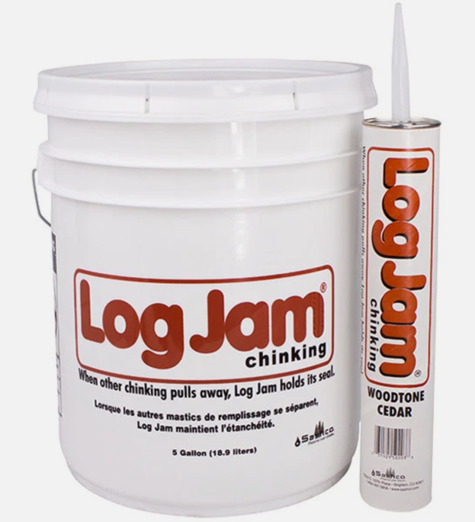 Log Jam - Textured Chinking - Mountain State Log Homes